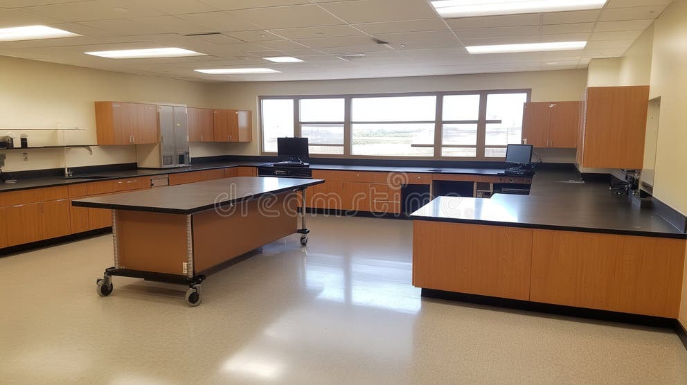Modern Science Lab Ready for Experiments Clean Functional and WellLit ...