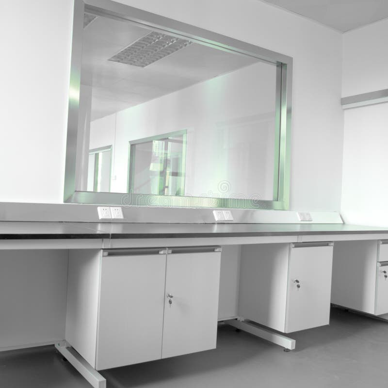 Modern science laboratory stock photo. Image of banisters - 23766634