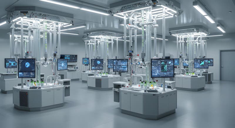 Modern Scientific Laboratory: Advanced Research Facility Stock ...