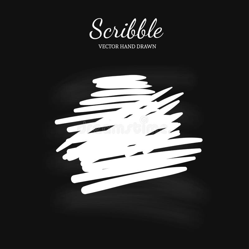 Modern scribble element 5 stock vector. Illustration of round - 103910162