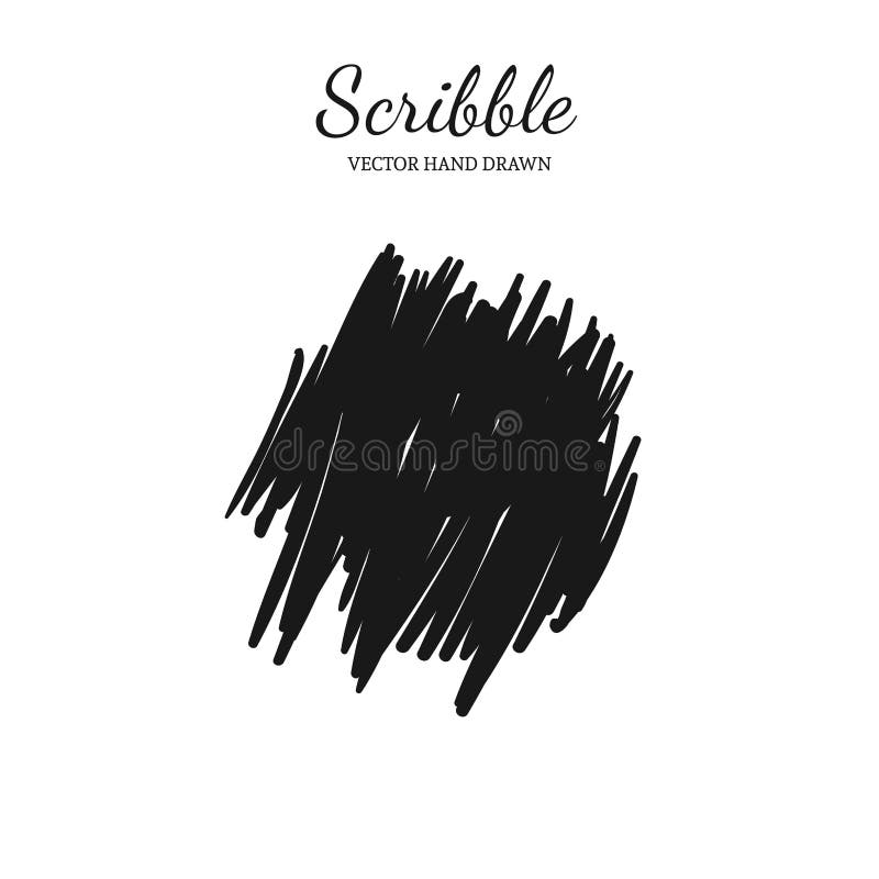Modern scribble element 3 stock vector. Illustration of round - 103910270