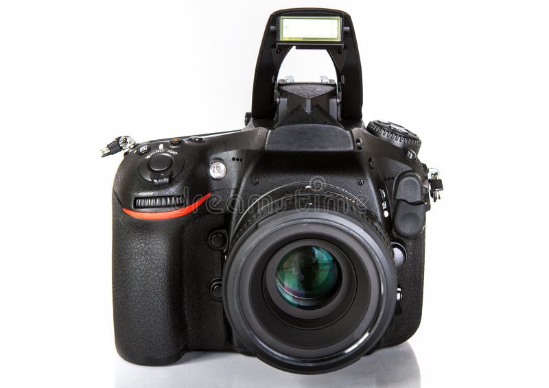 Modern SDLR Digital Camera stock photo. Image of mirrorless - 87511398