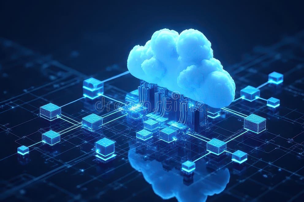 Modern SDN Implementation in Action Stock Illustration - Illustration ...