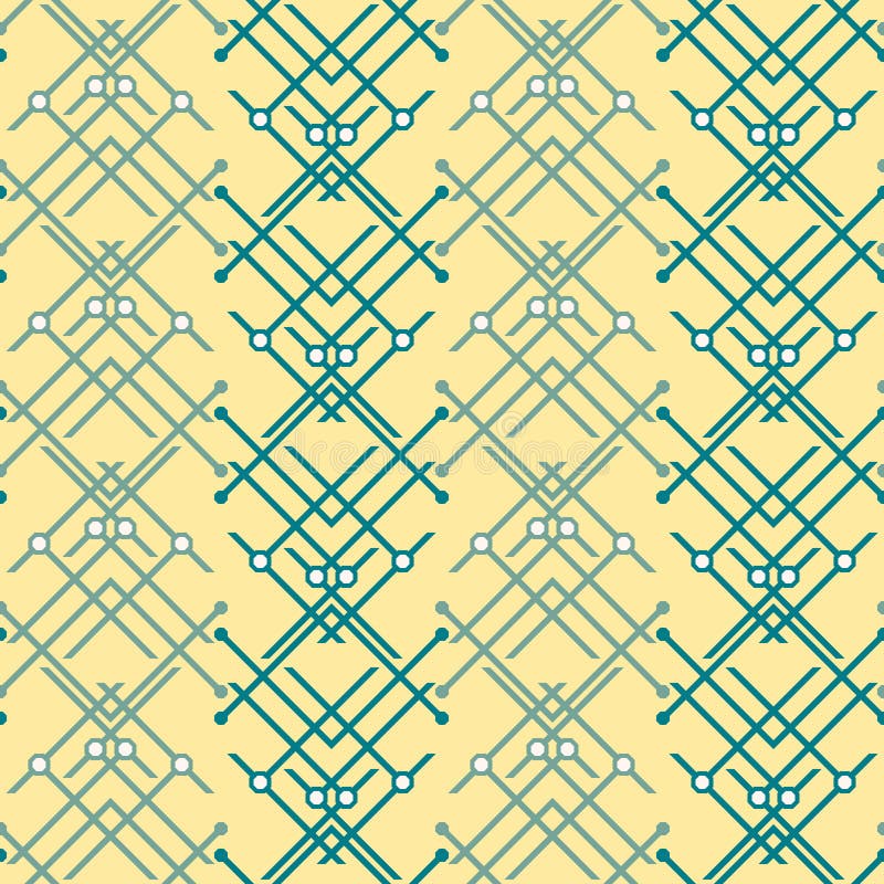 Modern Seamless Geometric Pattern in Yellow, Blue, White Colors Stock ...
