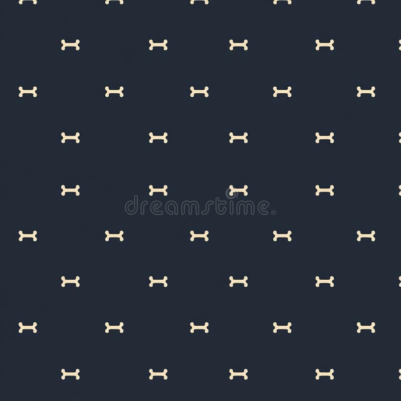 A Modern, Seamless Blue and White Bone Pattern. Designed To Resemble ...