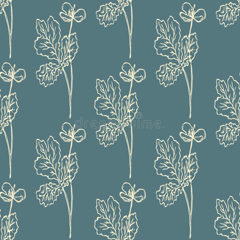 Seamless Botanical Background. Pattern for Paper, Cover, Fabric ...