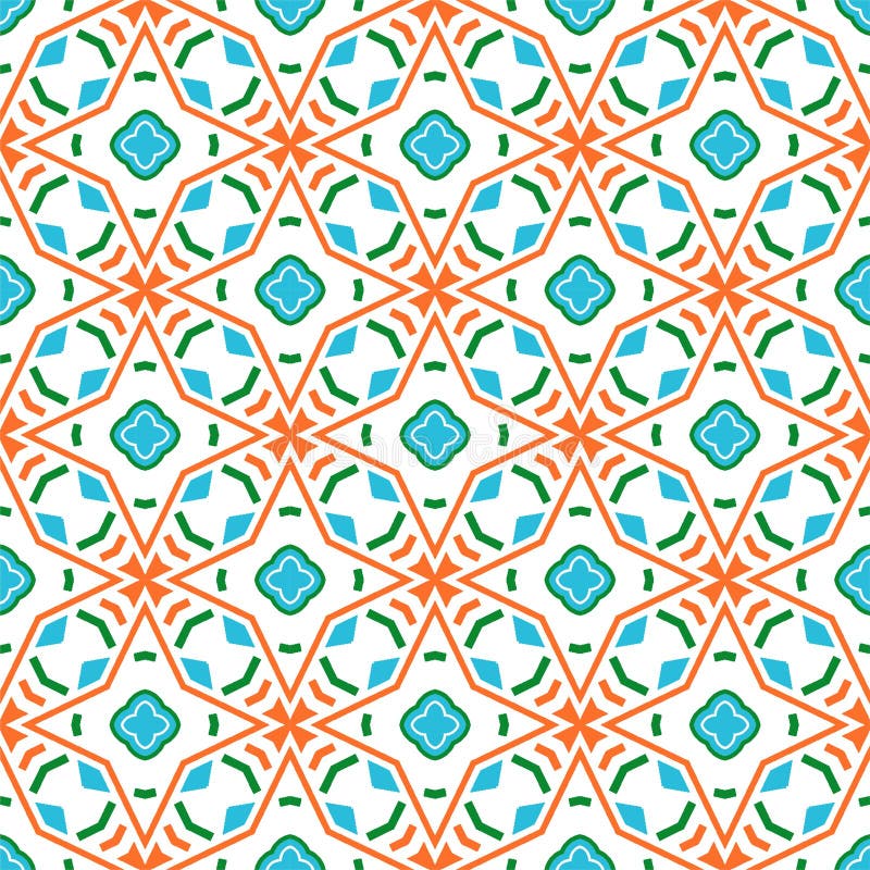 Modern Seamless Ornament. Abstract Pattern Shape Design Ready for Print ...
