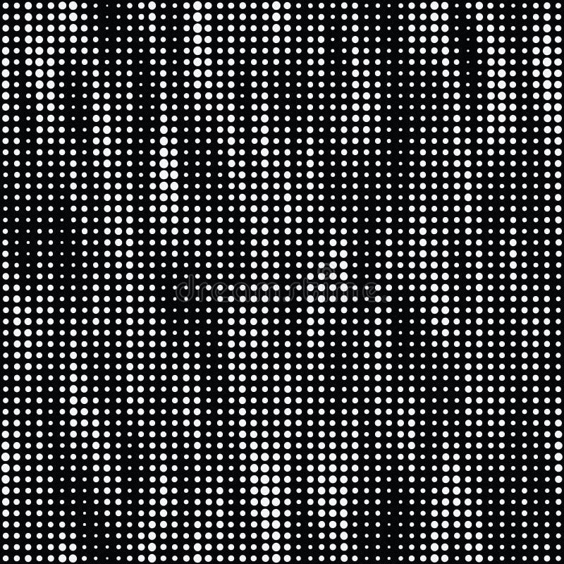 Modern Seamless Pattern with Dots Transition Halftone Stock Vector ...