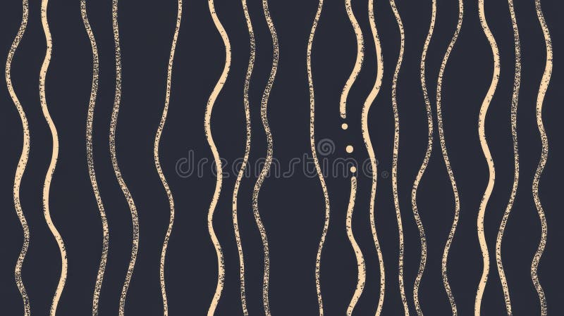A Modern Seamless Pattern Featuring Wavy and Swirled Brush Strokes ...