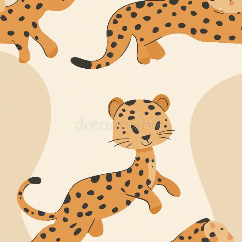 A Modern Seamless Pattern Inspired by Lynx Cat Skin, Suitable for ...