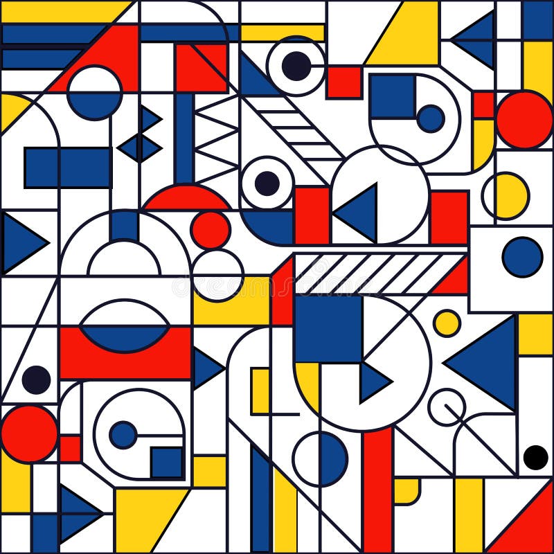 Neoplasticism Style Stock Illustrations – 425 Neoplasticism Style Stock ...