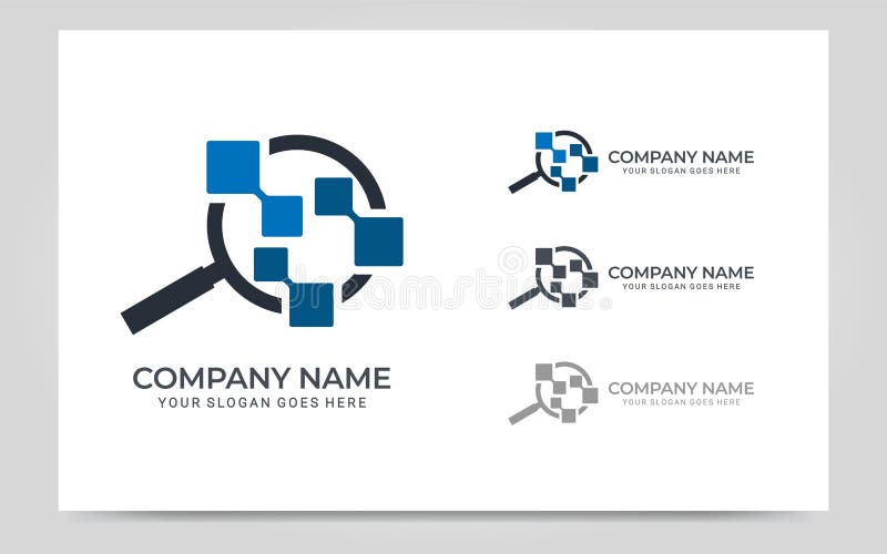 Modern Search Logo Design Template. Editable Symbol Icon Logo Design ...