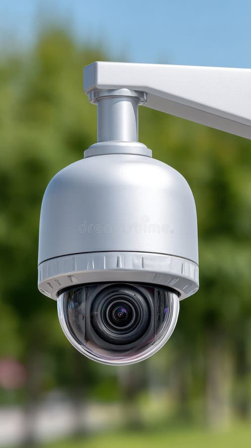 Modern Security Camera with Clear Lens for Outdoor Surveillance System ...