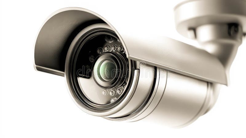 Modern Security Camera Design Featuring a Sleek Cutout for Various ...