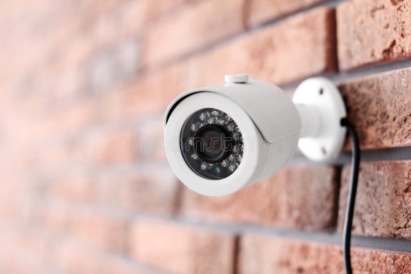 Modern Security CCTV Camera Stock Photo - Image of camera, object ...