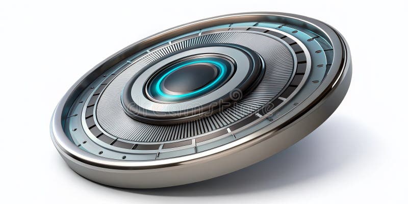 Modern Security System Concept Abstract Gray Circles Illustrate ...