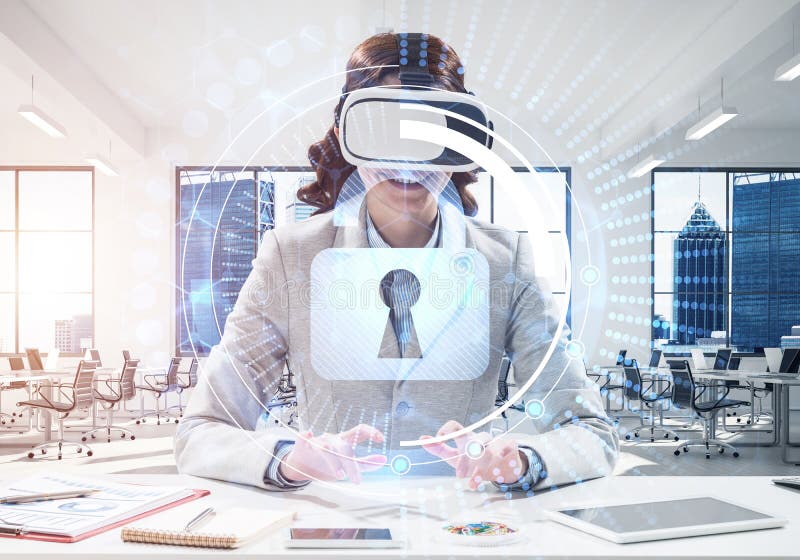 Modern Security Technologies Stock Image - Image of inside, future ...