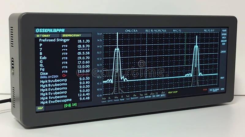 Modern Digital Seismograph Displaying Graphs Stock Illustrations – 1 ...
