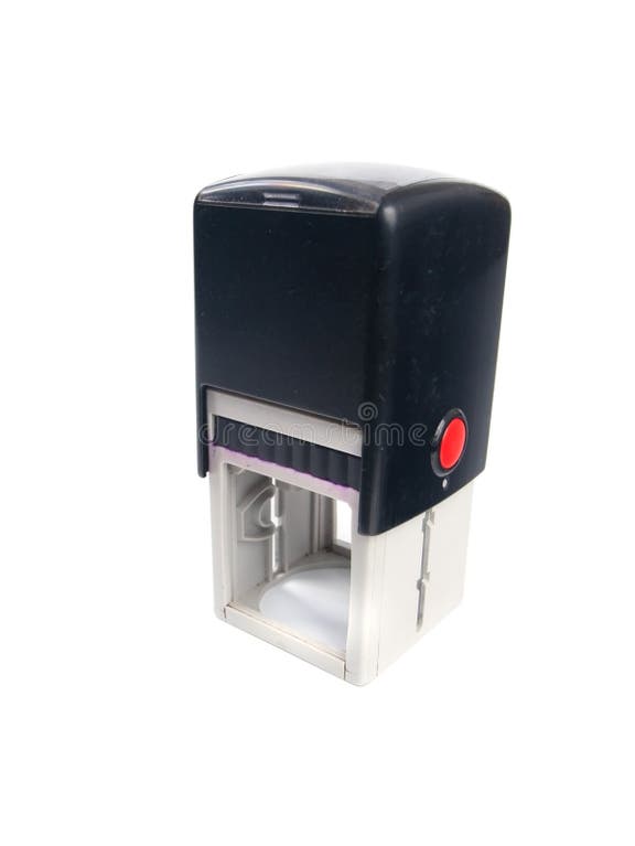 Modern Self-ink Rubber Stamp. Stock Photo - Image of rubber, okay: 11589068