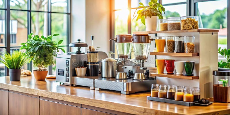 Modern SelfServe Coffee Bar Streamline Your Cafe Experience with a DIY ...