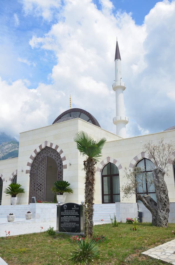 Modern Selimiye Mosque in Old Bar, Montenegro Stock Photo - Image of ...