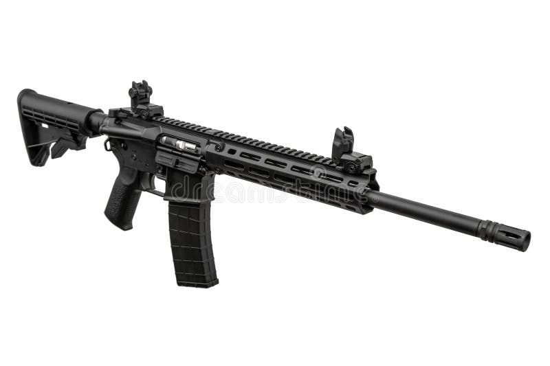 Modern Semi-automatic Small-caliber .22lr Rifle. Military Carbine ...