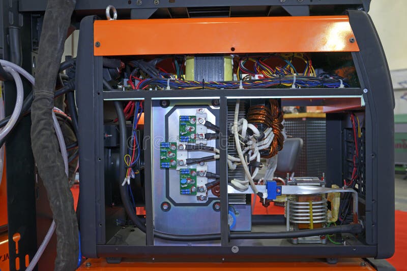 Modern Semi Automatic Welding Machine Disassembled, Control Unit ...