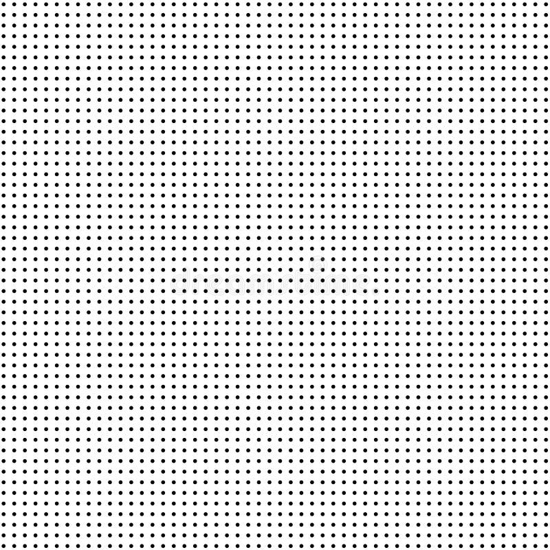 The Modern Semitone of Black Dots of Evenly Placed on White. Stock ...
