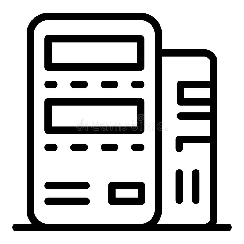 Modern Server Icon, Isometric Style Stock Vector - Illustration of ...