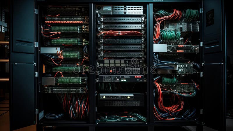 Modern Server Rack Renovation Inspiration for Efficient Upgrades Stock ...