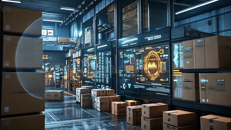 Modern Server Room Background. Network Technology and Cloud Computing ...