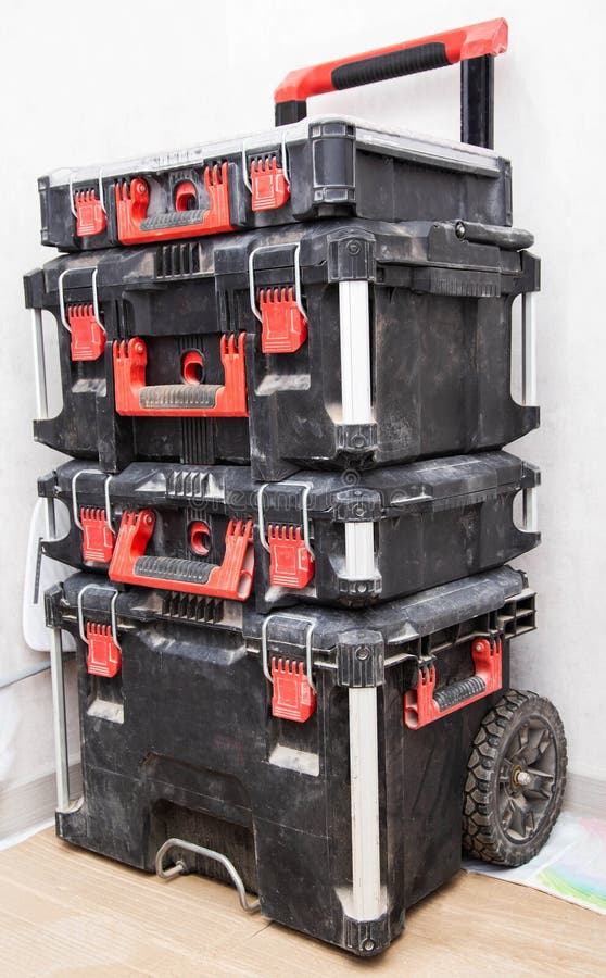 A Modern Set of Drawers on a Trolley for Storing and Storing a Large ...