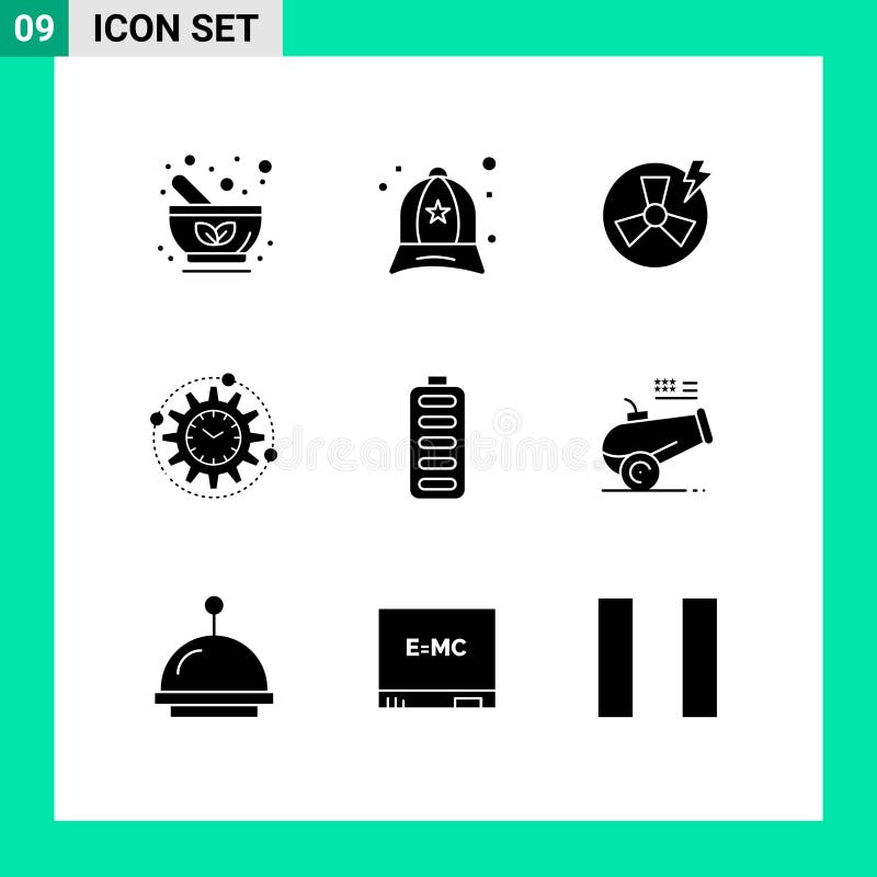 Modern Set of 9 Solid Glyphs Pictograph of Project, Processing, Fashion ...