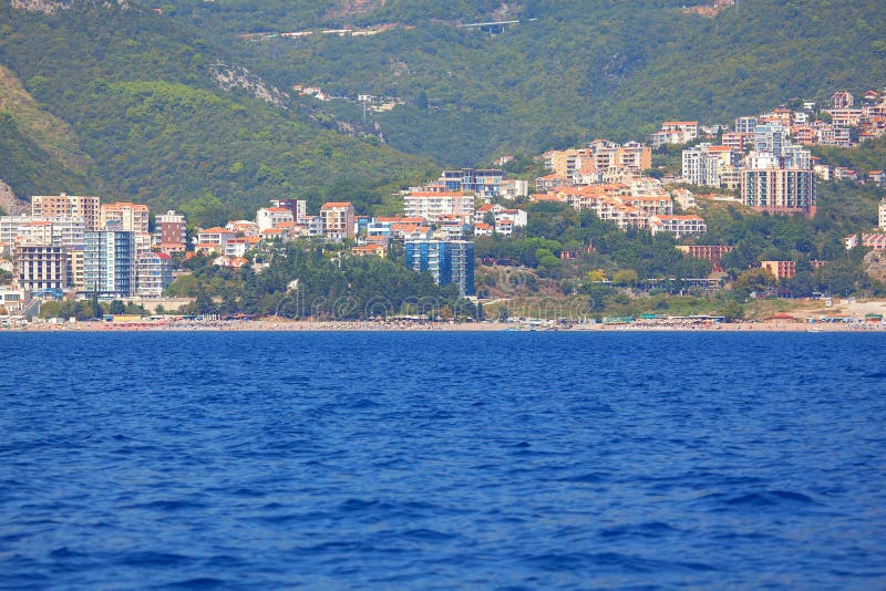 Modern Settlement on the Seaside Stock Image - Image of europe ...