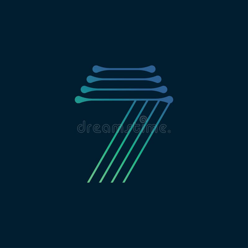 Seven Monogram Stock Illustrations – 339 Seven Monogram Stock ...