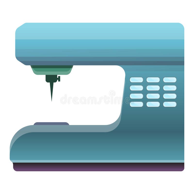 Sewing Machine Icon, Cartoon Style Stock Vector - Illustration of craft ...