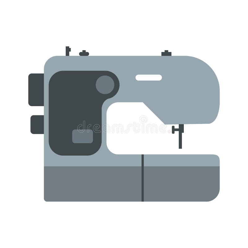 Sewing Machine Icon, Icon Cartoon Stock Vector - Illustration of line ...