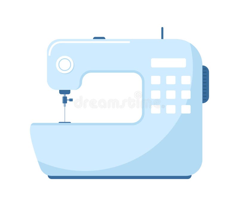 Modern Sewing Machine. Handmade Equipment for Dressmaking. Accessory ...