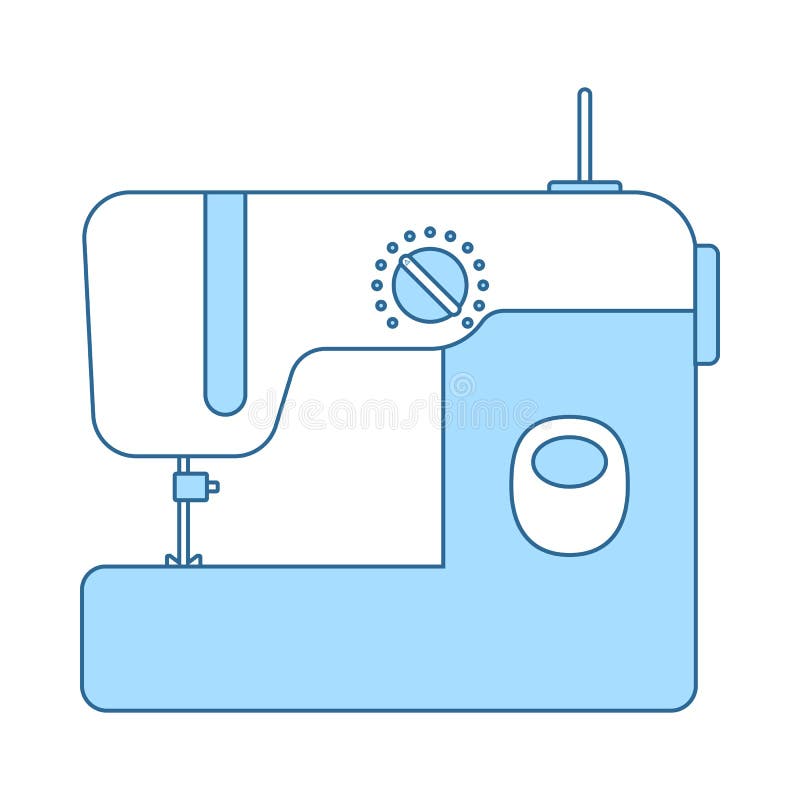 Modern Sewing Machine Icon stock vector. Illustration of equipment ...