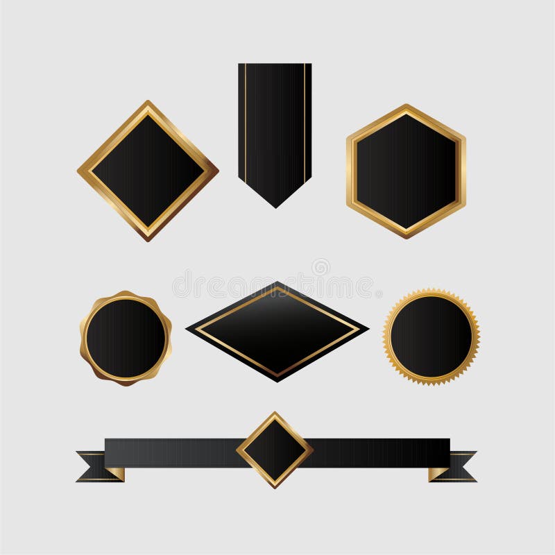 Modern Shape Band Design Templates Stock Illustration - Illustration of ...