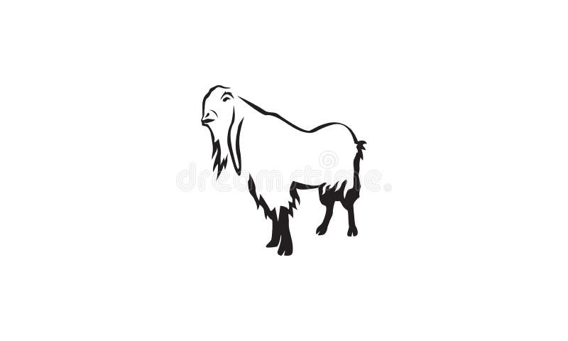 Modern Shape Male Goat Logo Vector Icon Illustration Design Stock ...