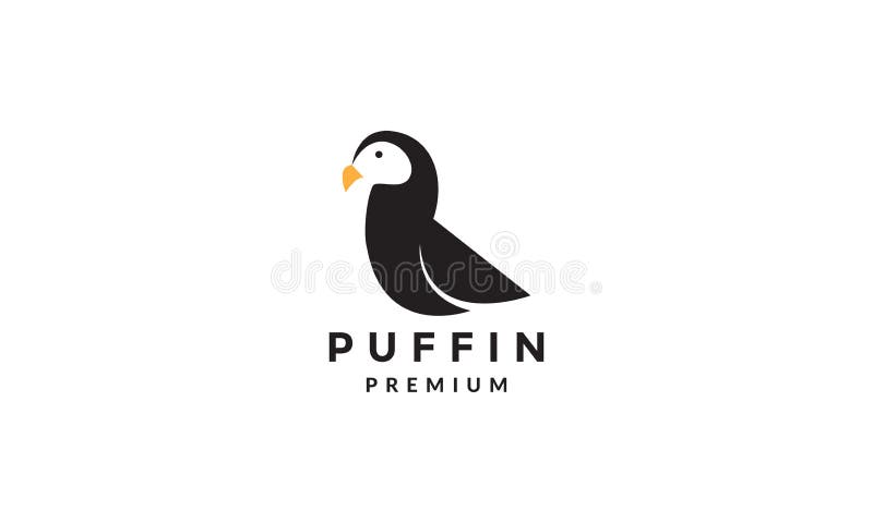 Puffin Logo Vector Template Stock Vector - Illustration of brand ...