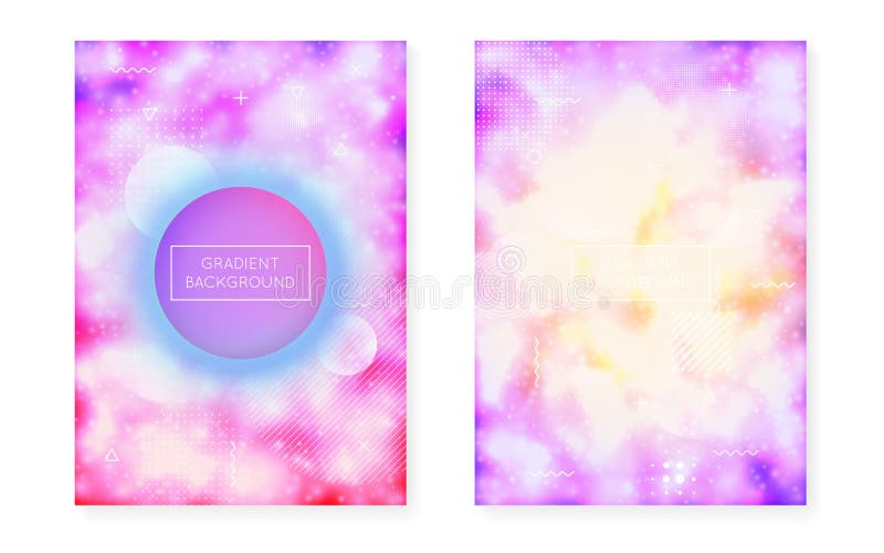 Modern Shape. Purple Magic Texture. Liquid Pattern Stock Vector ...