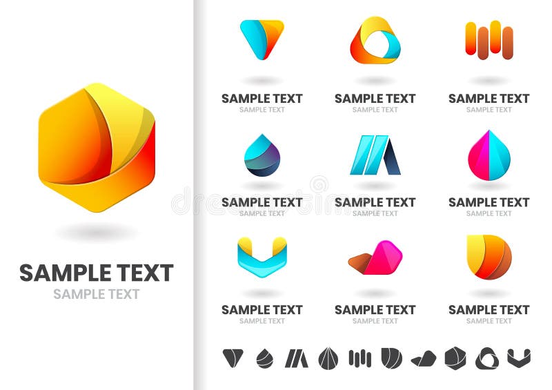 Modern Shape Vector for Banner Stock Vector - Illustration of circle ...