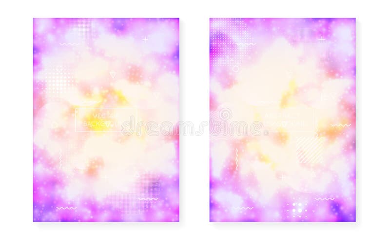 Modern Shape. Violet Round Presentation Stock Vector - Illustration of ...