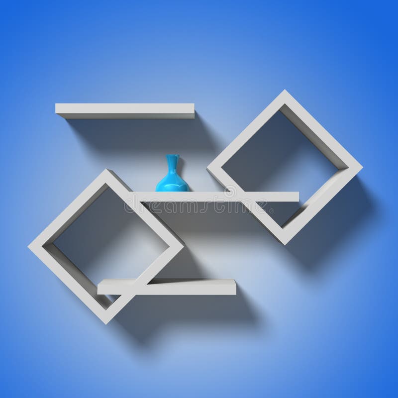 Modern Shelves Template for Your Design Stock Illustration ...