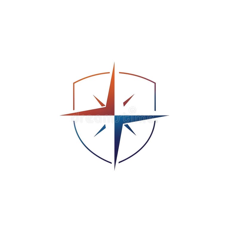 Compass Shield Logo Stock Illustrations – 2,464 Compass Shield Logo ...