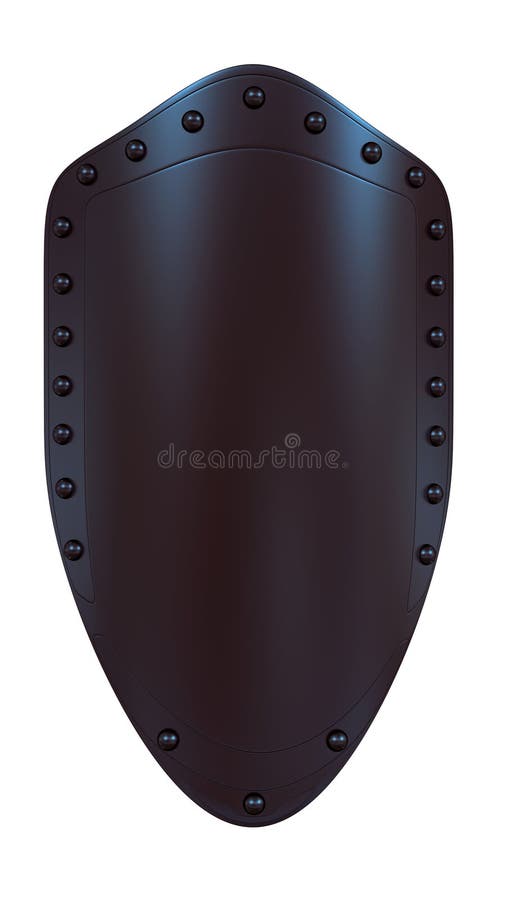 Modern Shield 3D Model High Resolution 3 D Render Stock Illustration ...