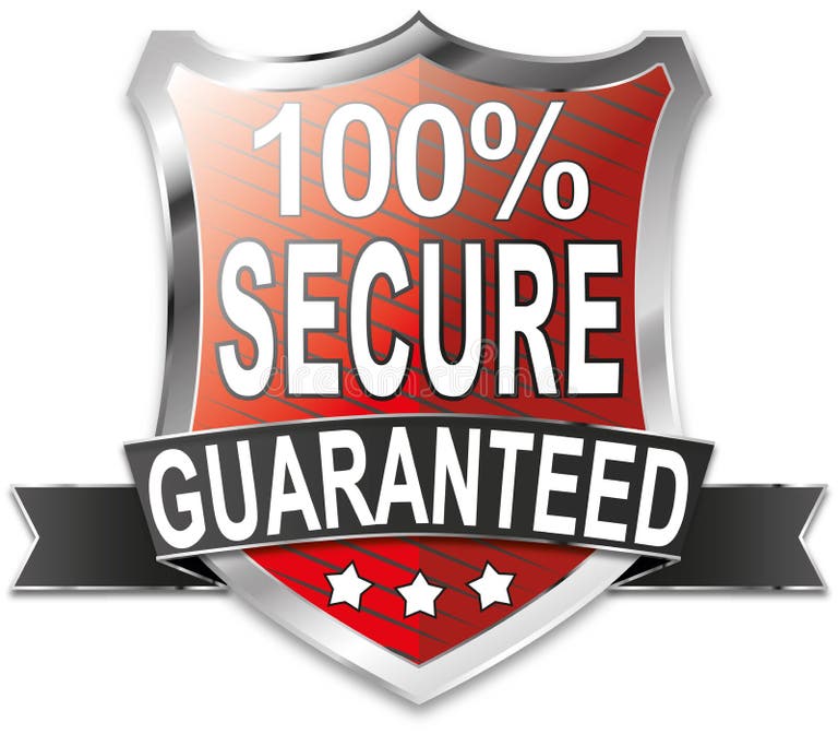 SSL 100 Secure Online Shopping Shield Web Icon Badge Stock Illustration ...
