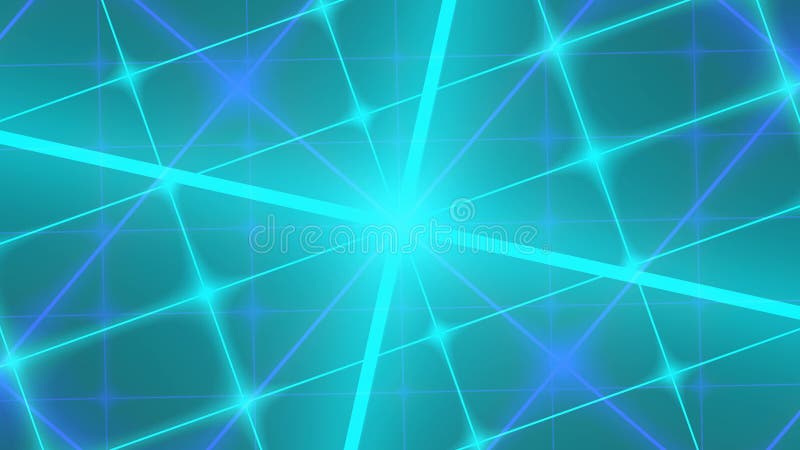 Modern Shiny Grid with Neon Bright Lines, Abstract Computer Generated ...